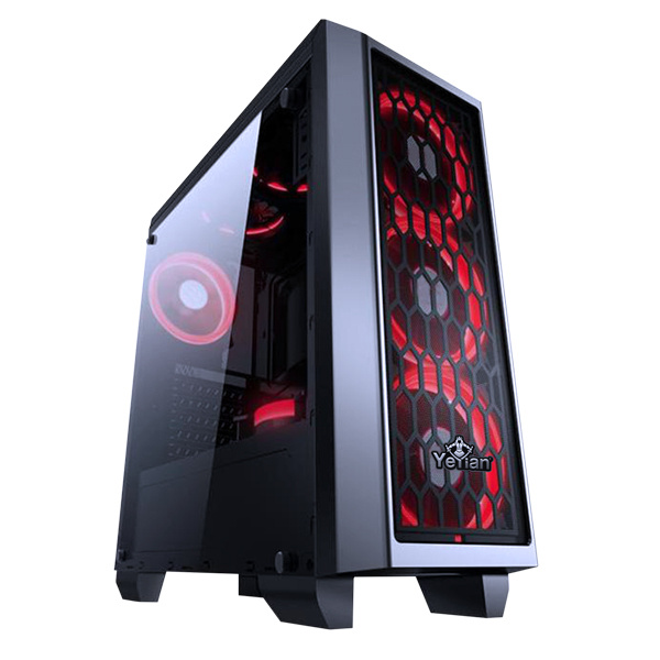 Gabinete Yeyian Blade 2101 con Ventana LED Rojo, Midi-Tower, ATX/Micro ...